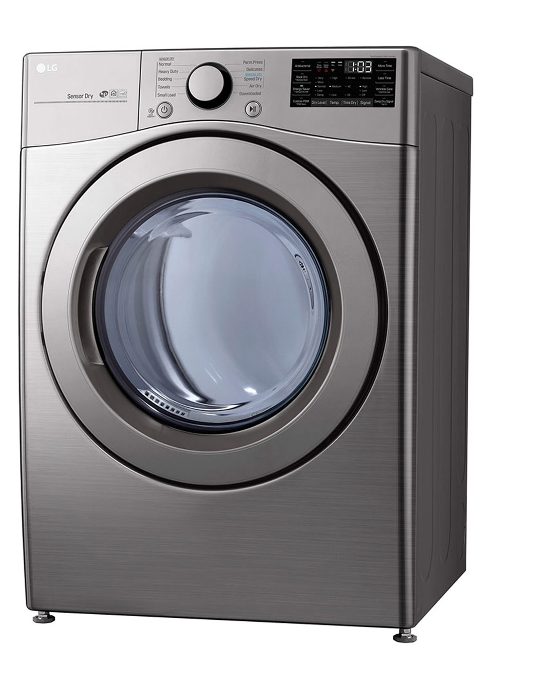 Secadora a Gas 48lbs/22kg, Color VCM Tipo Acero Inox - DF22VV2 | LG CO