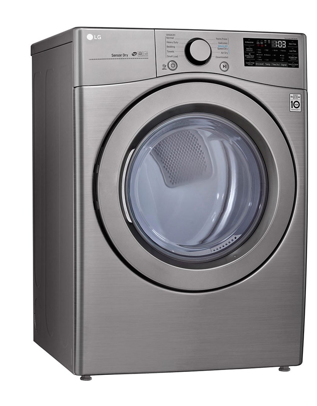 Secadora a Gas 48lbs/22kg, Color VCM Tipo Acero Inox - DF22VV2 | LG CO