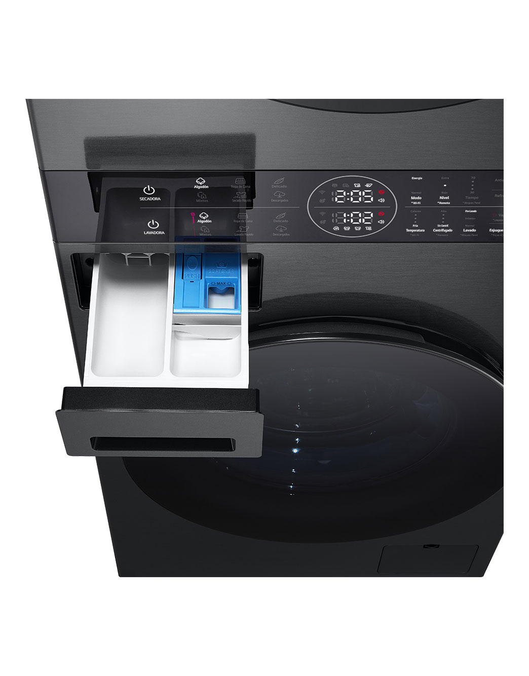 Washtower™ LG 14Kg/10Kg Negro Heat Pump AIDD | LG CO