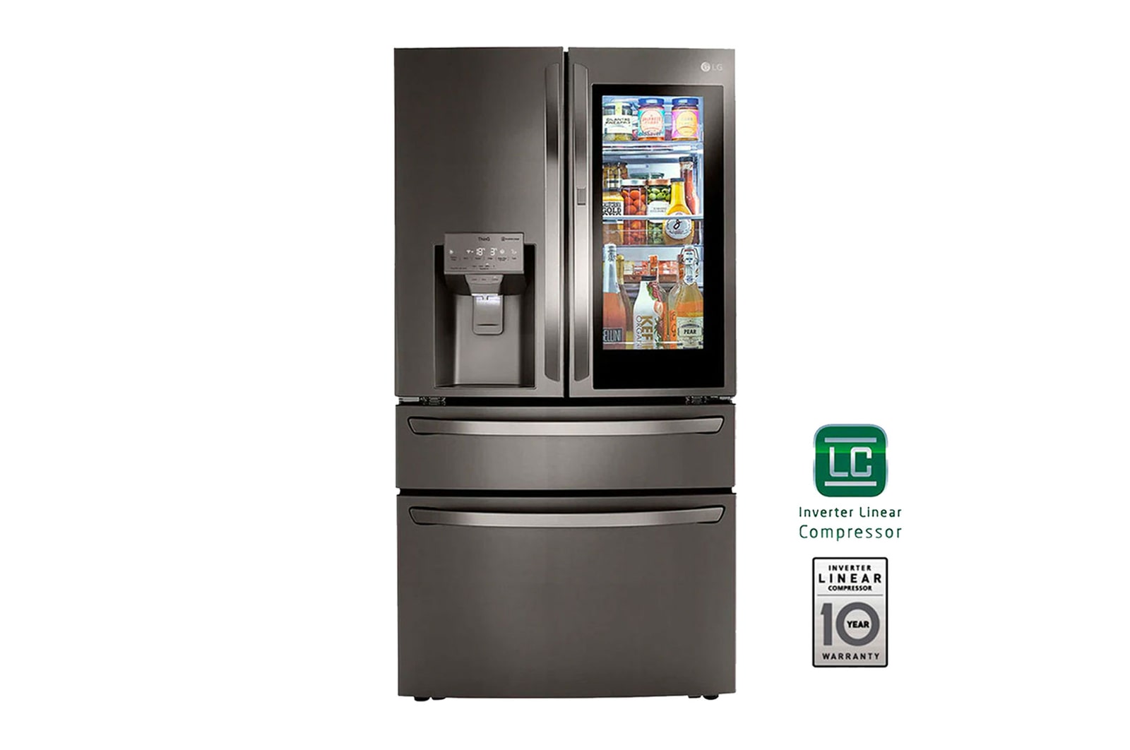 Combo WashTower Lavado 25Kg & Secado 22Kg Nevecón - 831lts - InstaView | LG CO