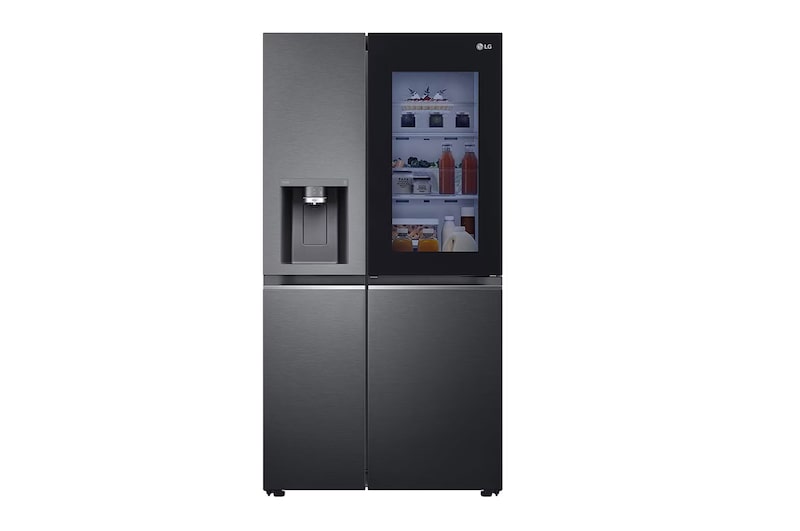 LG WashTower 25kg Secadora 25kg + Nevecón 637lts SXS InstaView Negro ...