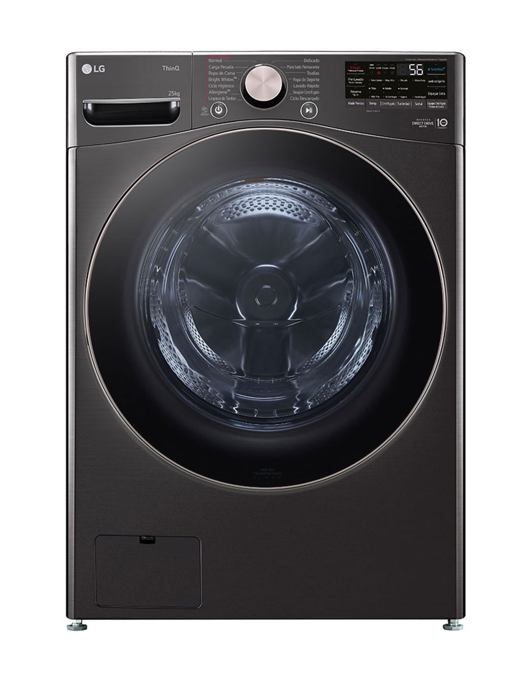 Combo Lavadora Frontal - 25Kg - AIDD & Secadora - 22Kg - TurboSteam ...