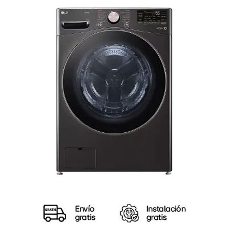 Lavadora Carga Frontal LG 25Kg Negro AIDD | LG CO