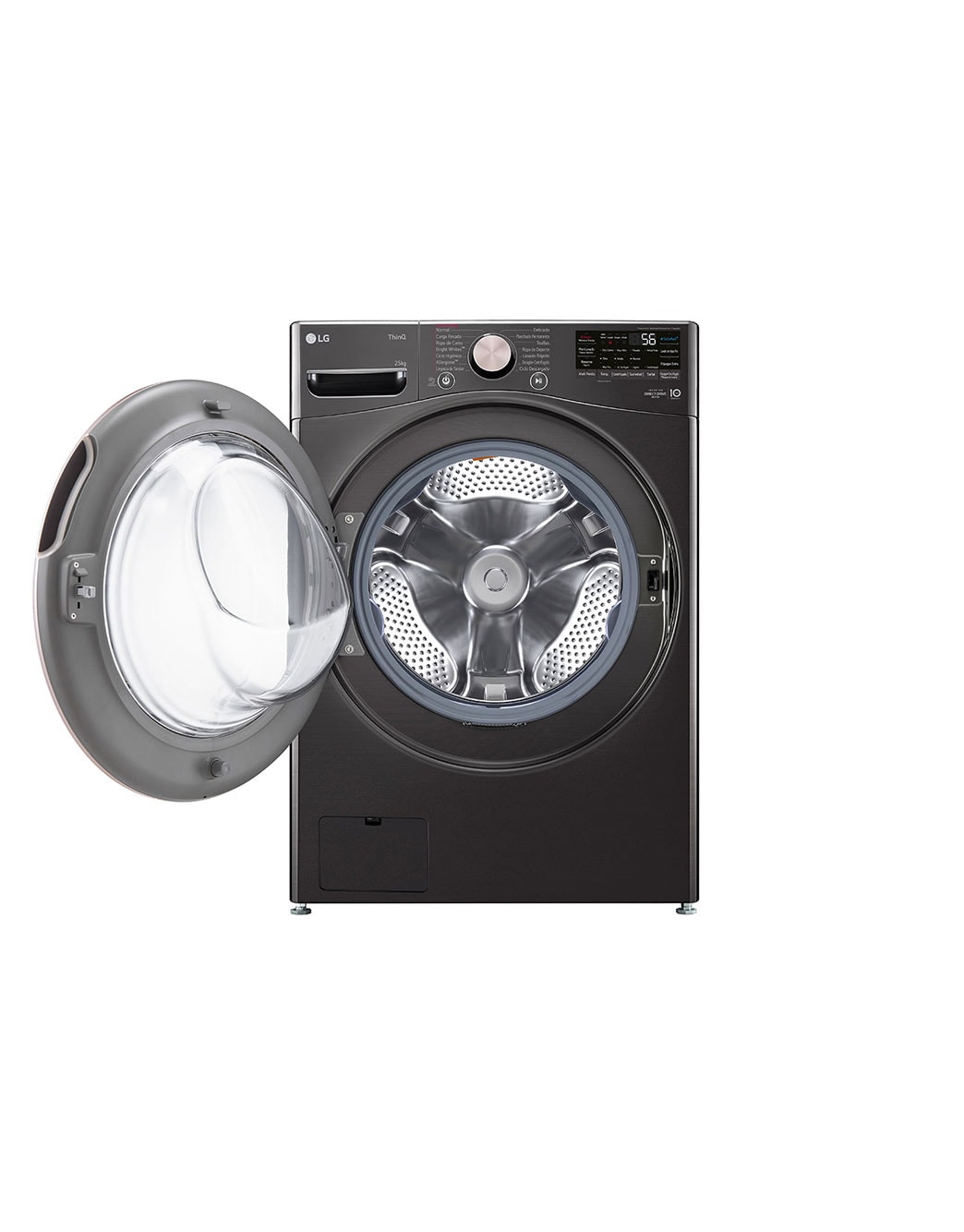 Lavadora Carga Frontal LG 25Kg Negro AIDD | LG CO