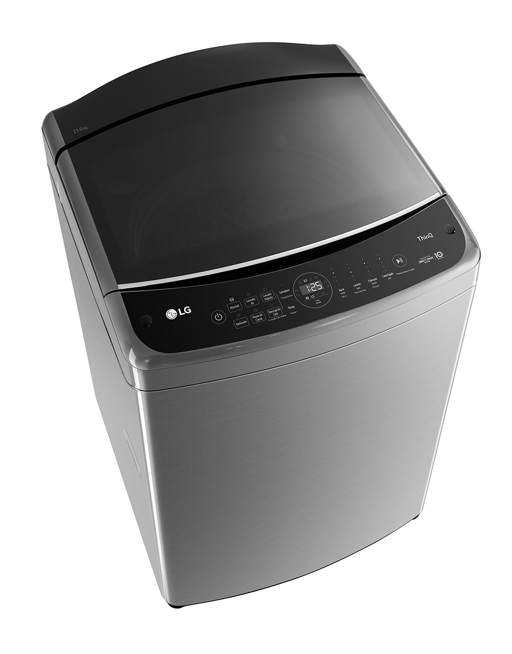 Lavadora Carga Superior LG 21Kg Plata AIDD | LG CO