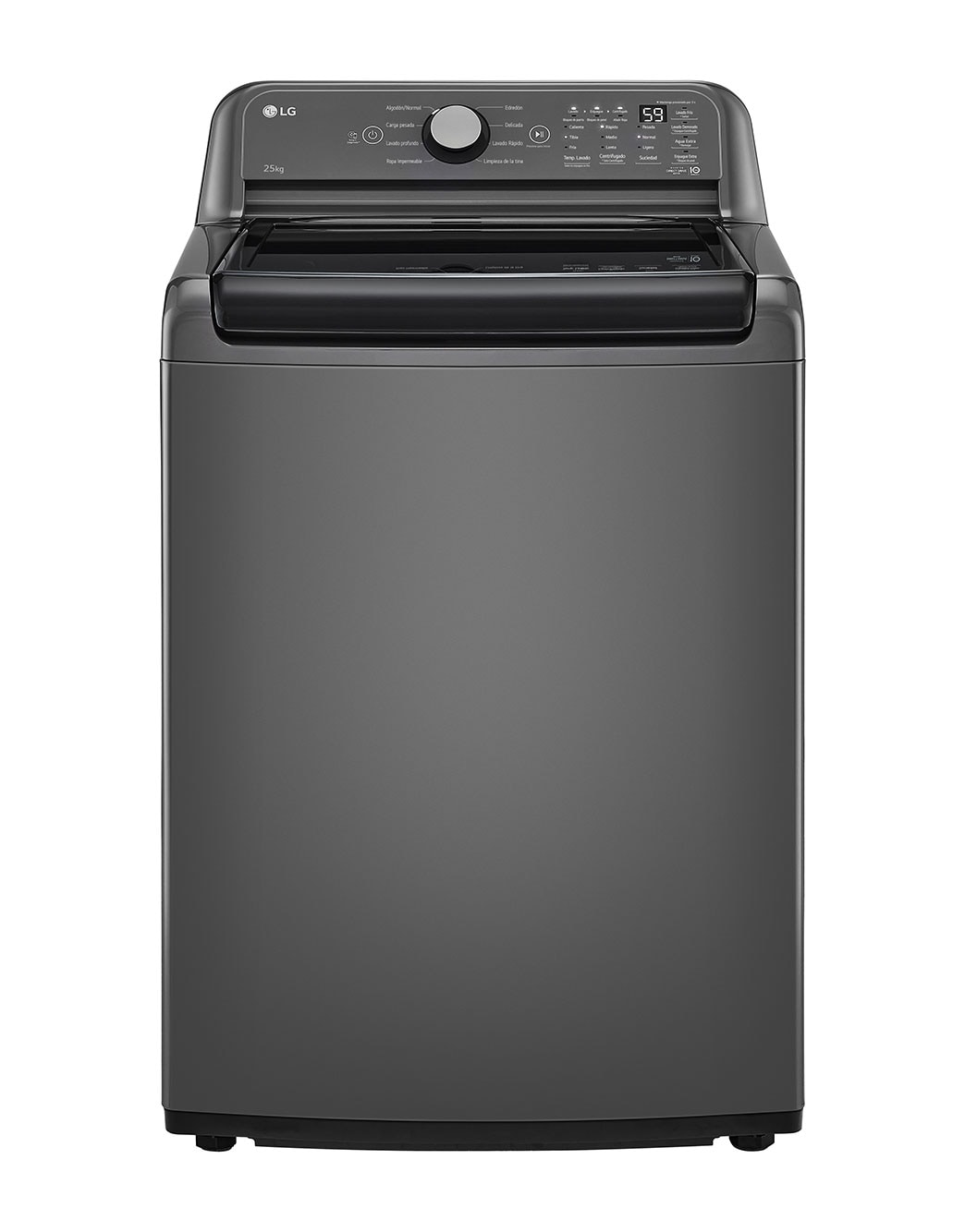Lavadora Carga Superior LG 25Kg Negro 6 Motion | LG CO