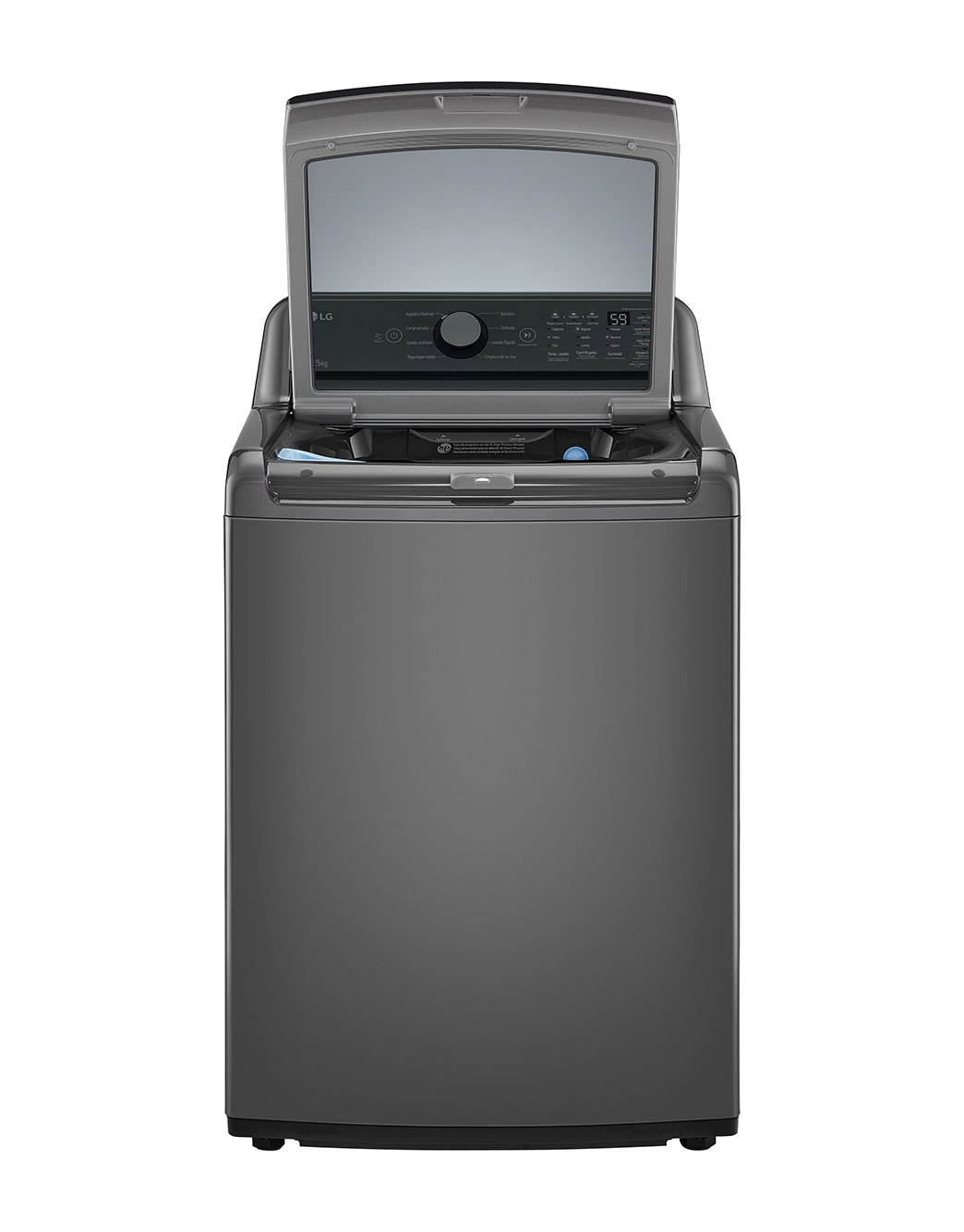 Lavadora Carga Superior LG 25Kg Negro 6 Motion | LG CO