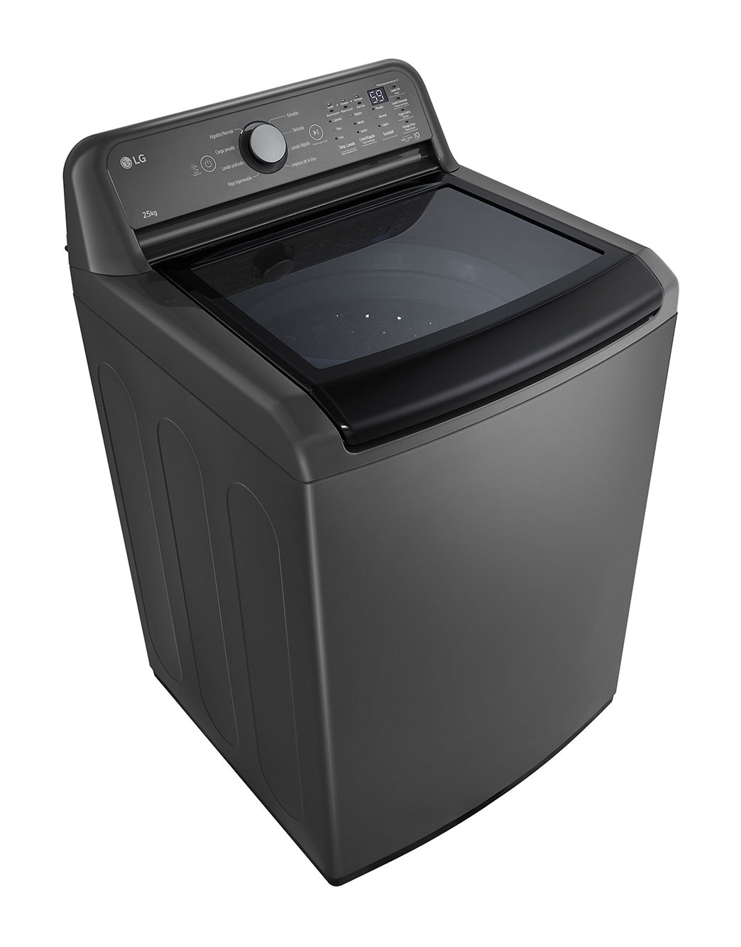 Lavadora Carga Superior LG 25Kg Negro 6 Motion | LG CO