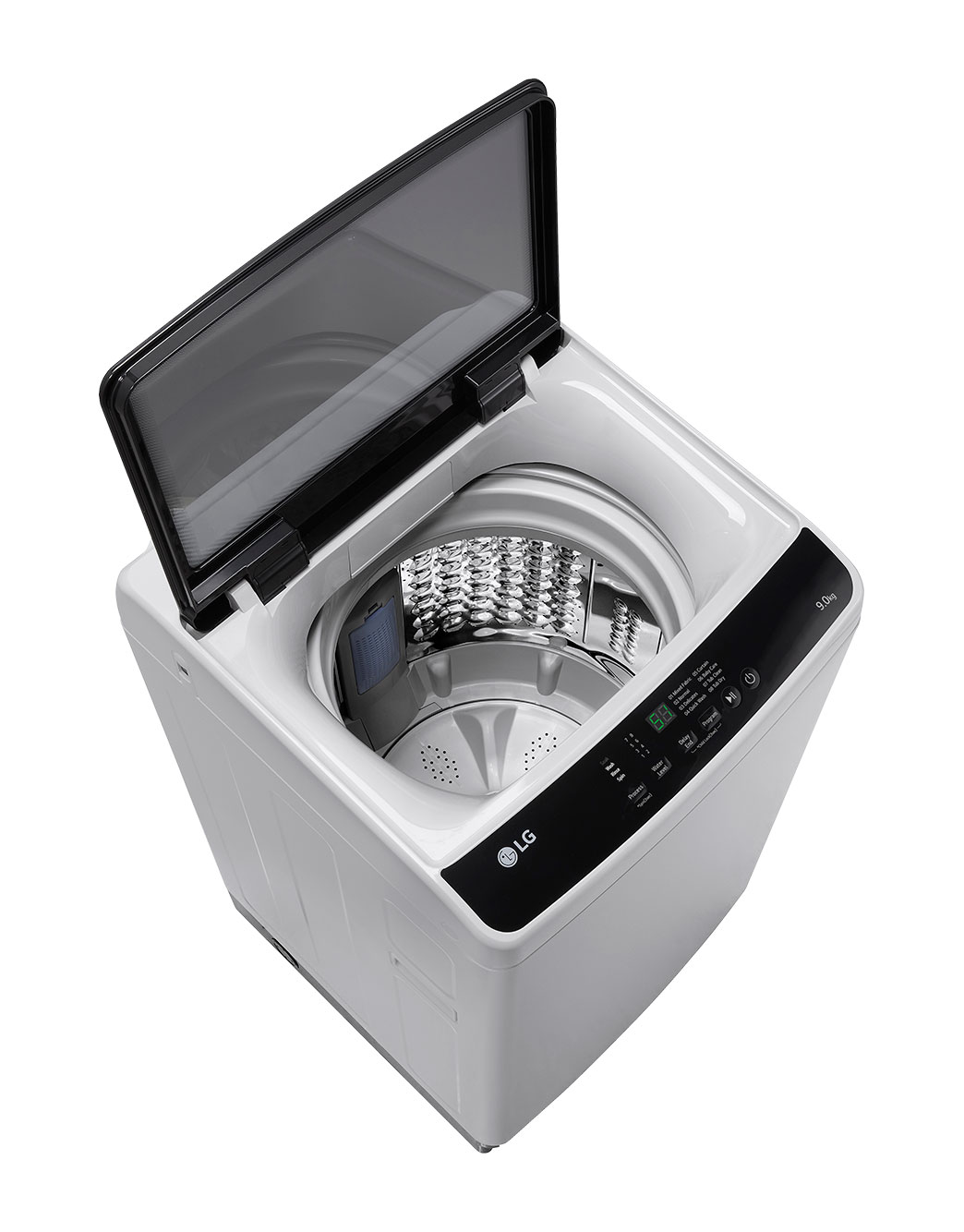 Lavadora Carga Superior LG 9Kg Gris Silencioso | LG CO