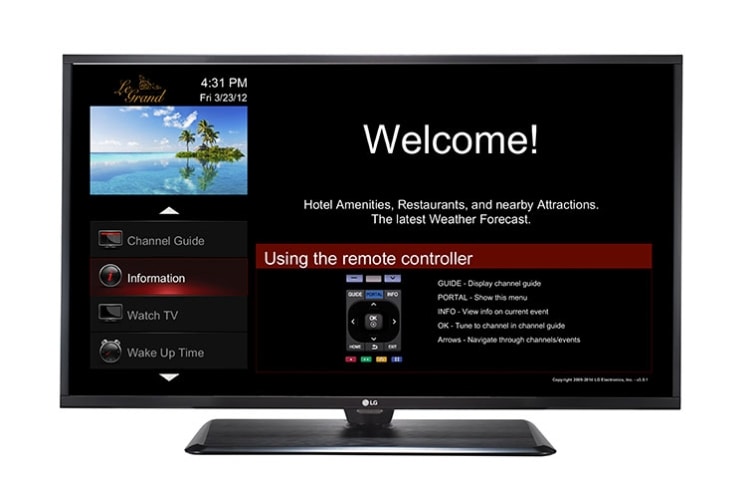 43"Class (42.51" diagonal) I Pro: Idiom® - 43LX560H | LG CO