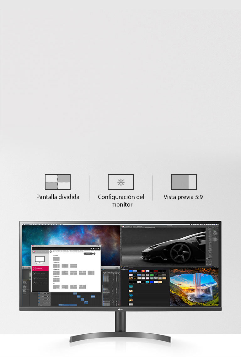 Monitor IPS FHD de 29 Pulgadas UltraWide con Multitasking y HDR 10 ...