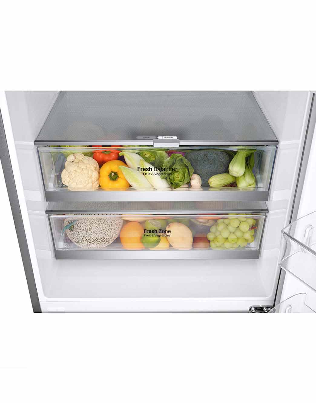 Nevera Bottom Mount LG 461L Plata Disp. Agua | LG Colombia