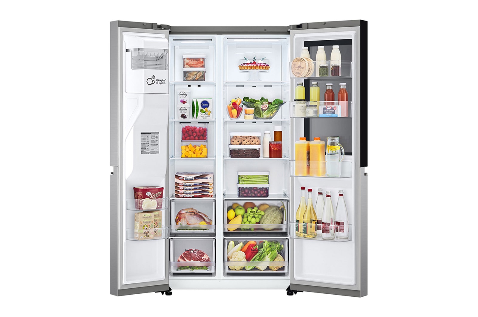 Nevecon Side by Side LG 635L Plata InstaView | LG CO