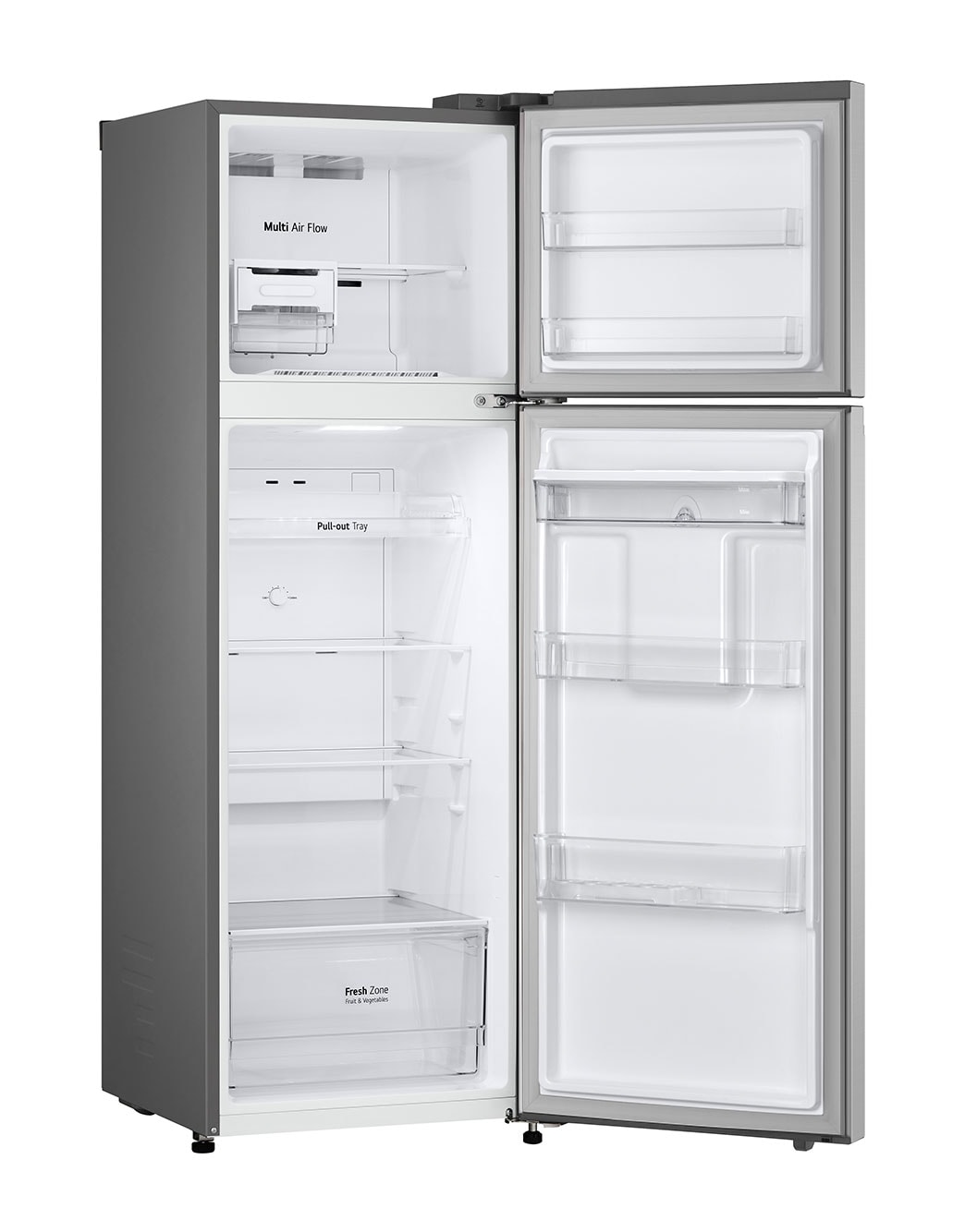 Nevera Congelador Superior LG 262L Plata DoorCooling | LG CO