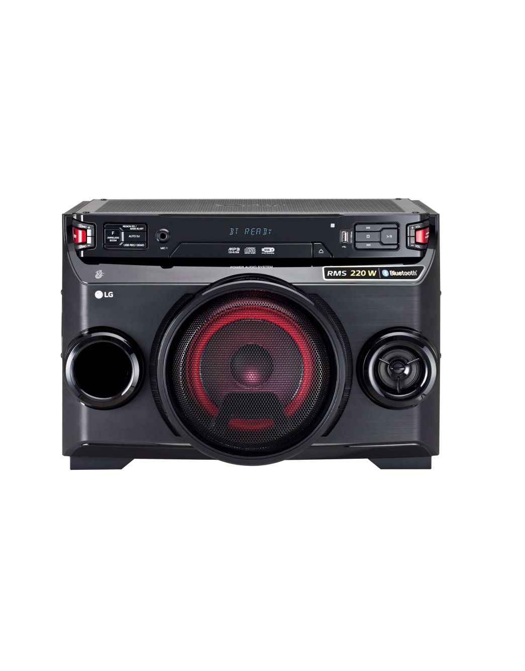 LG XBOOM OM4560, One body mini, 220W RMS, Auto DJ, Multi Bluetooth ...