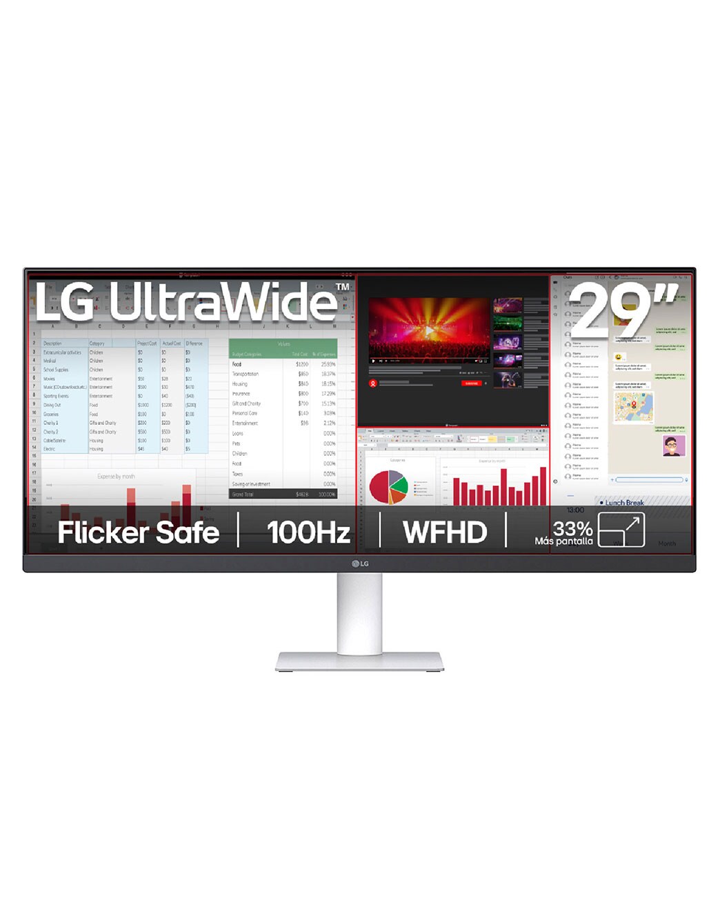 29-inch UltraWide 21:9 WFHD (2560x1080) IPS Display | 29U531A-W | LG CO