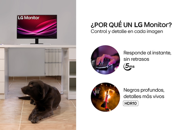 Monitor LG Full HD de 21.5" con 100Hz y 1ms MBR | LG Colombia