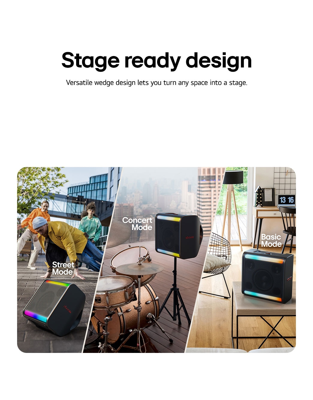 LG xboom Stage 301 | Sonido y Luces para tu Fiesta | 120W | LG CO