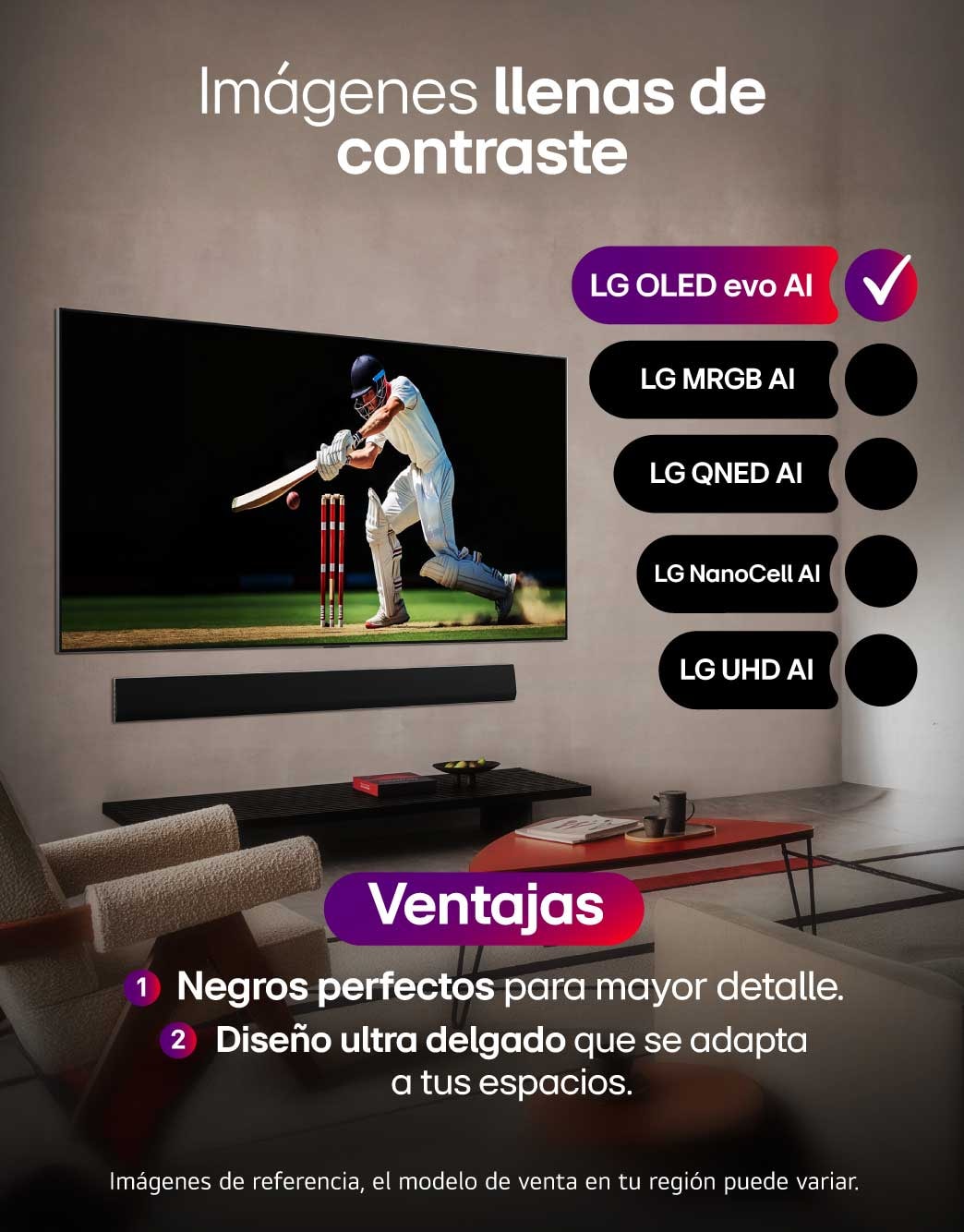 LG OLED evo AI C6 4K 2026 de 65 pulgadas - OLED65C6PSA.AWC | LG Colombia