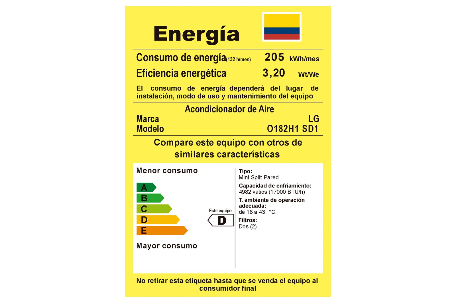 Clima ideal: Aire Acondicionado Dual Cool O182H1 | LG CO