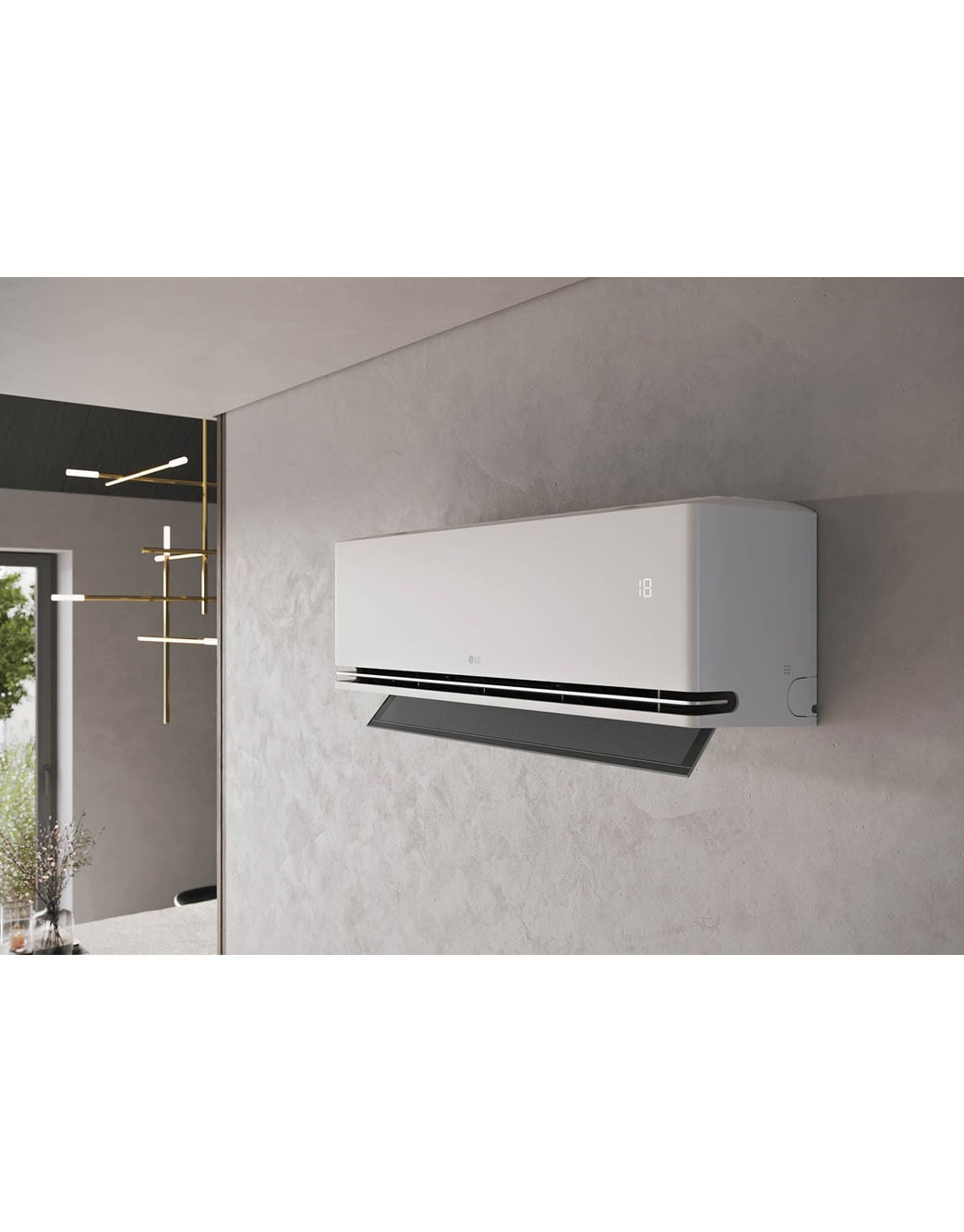 Aire acondicionado LG DUALCOOL AI 9000 BTU Retiq A | LG CO