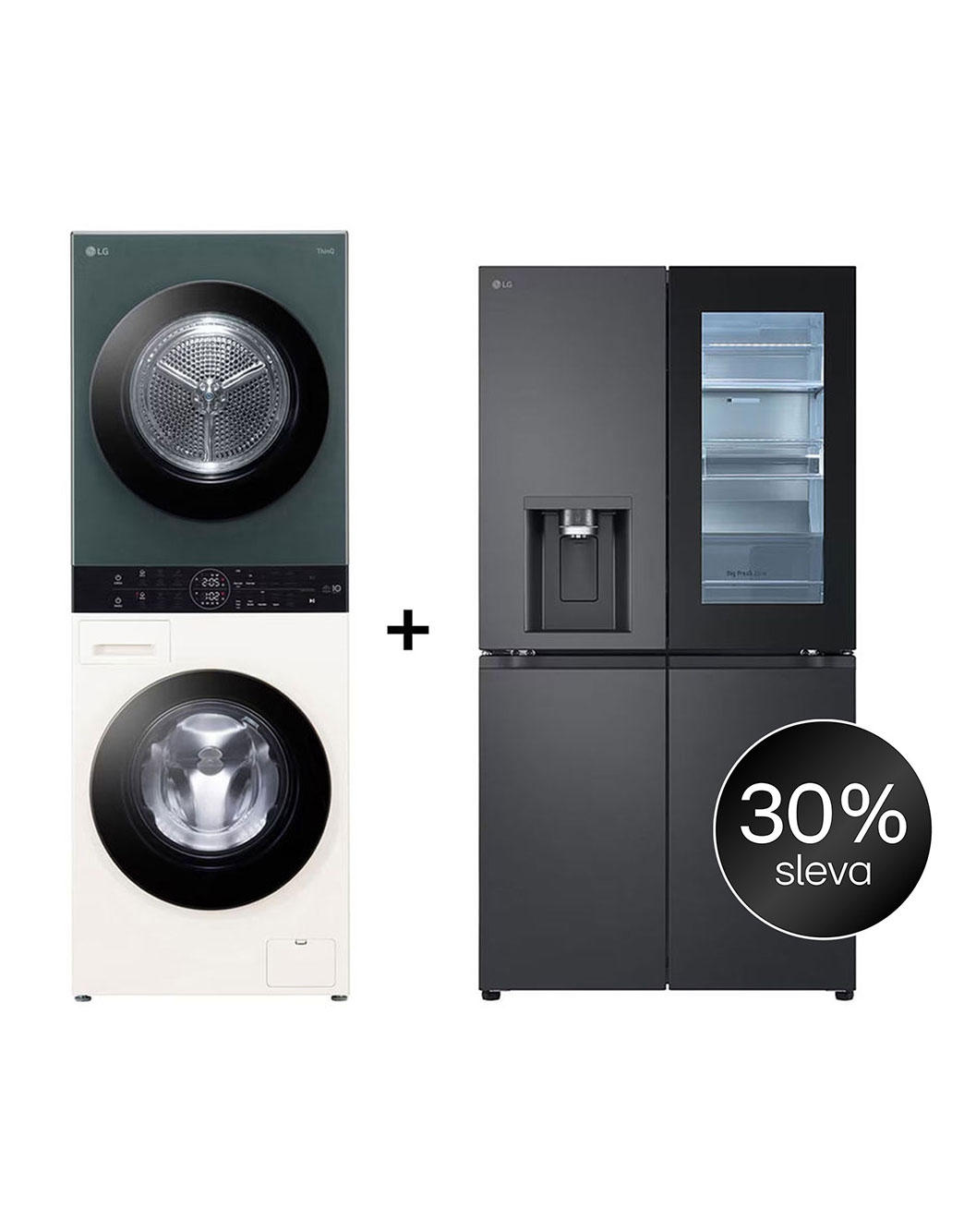 SET | LG Pračka + Sušička WT1210EGF a lednice GMG960EVEE | LG Česká ...