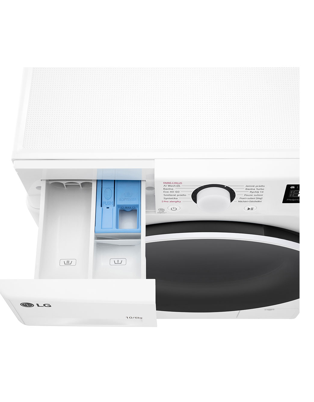 10/6 kg slim parní pračka se sušičkou - FCR5A06WW | LG CZ