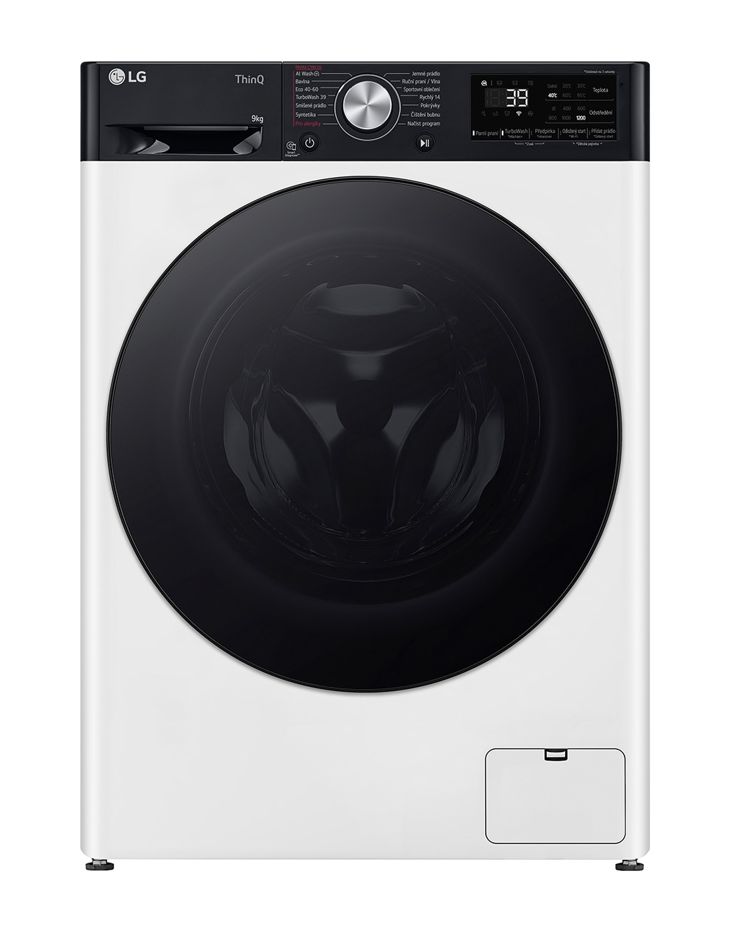 9 kg slim parní pračka TurboWash™360° - FBLR7A92WG | LG CZ