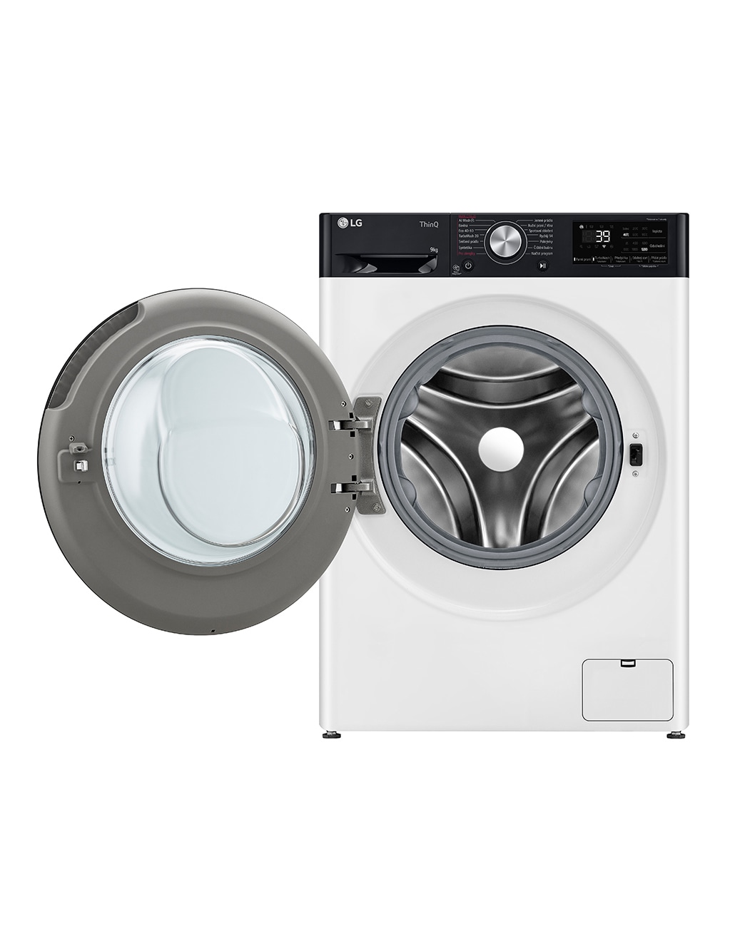 9 kg slim parní pračka TurboWash™360° - FBLR7A92WG | LG CZ