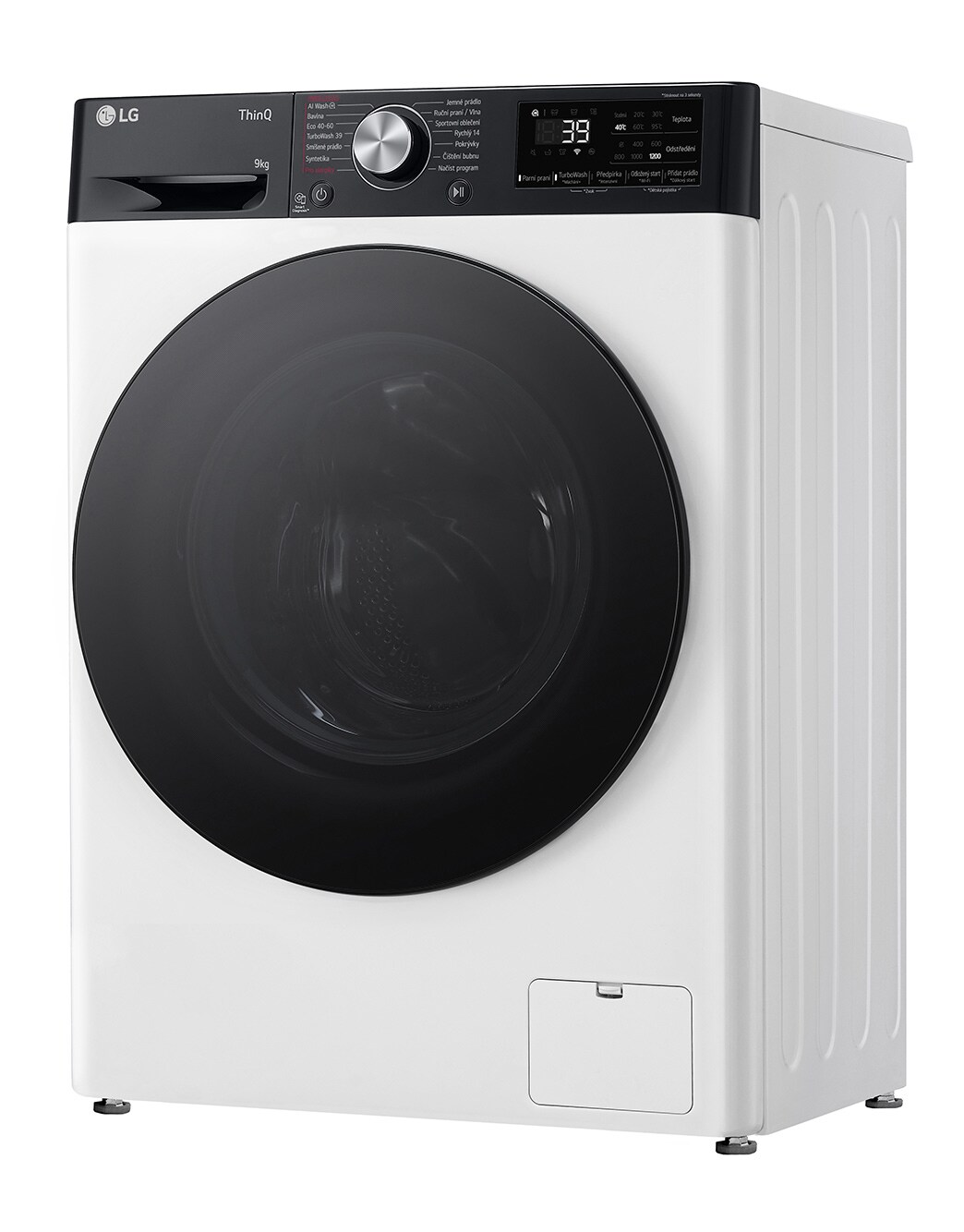 9 kg slim parní pračka TurboWash™360° - FBLR7A92WG | LG CZ