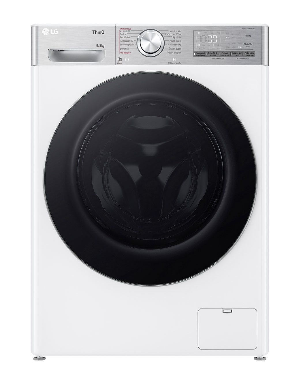 9/5 kg parní pračka se sušičkou AI DD™ - FCR9A95WC | LG CZ