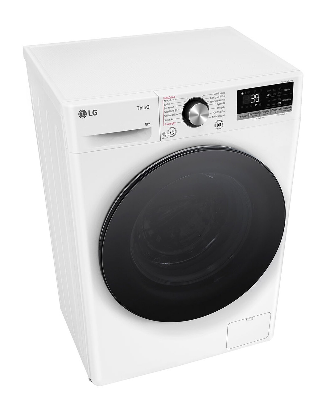 8 kg slim parní pračka AI DD™ - FLR7A82WG | LG CZ