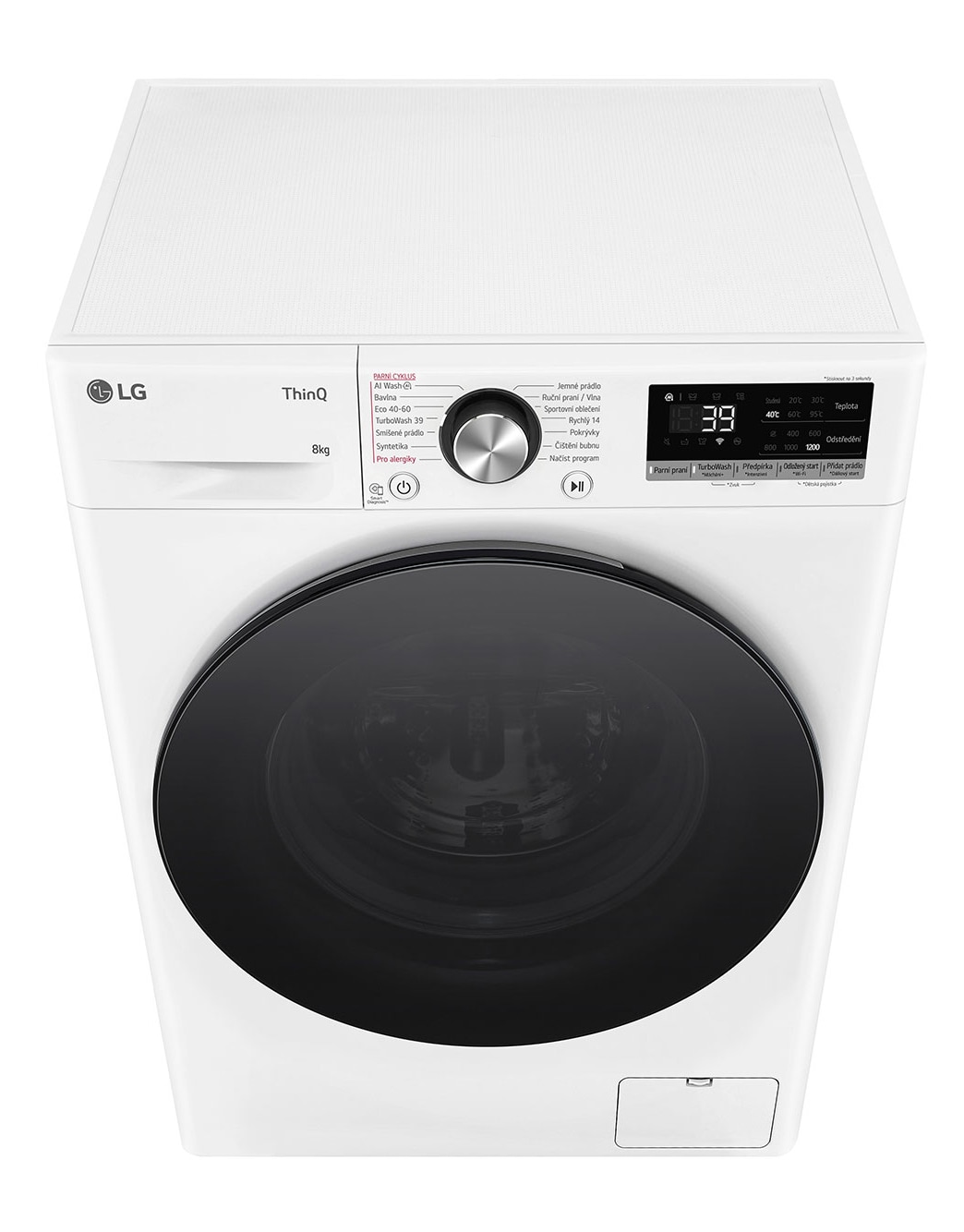 8 kg slim parní pračka AI DD™ - FLR7A82WG | LG CZ