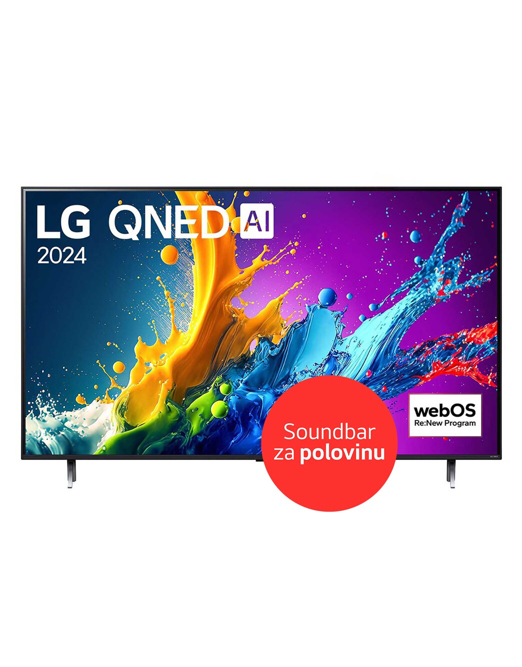 LG QNED AI 75" | 2024 | 75QNED80T6A | LG CZ