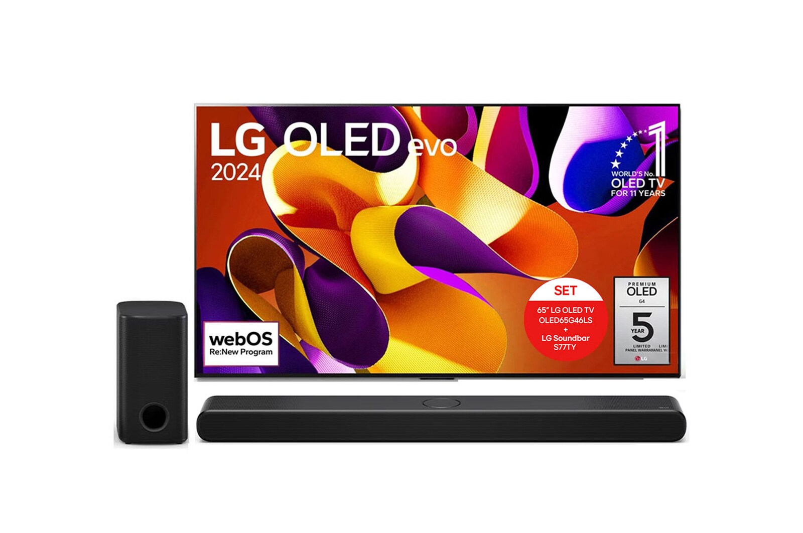 KINO SET | TV OLED65G46LS + Sound Bar S77TY | LG Česká republika