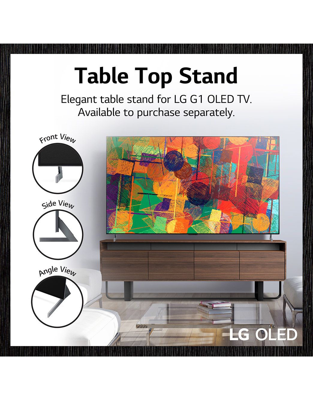 Získejte víc informací o LG TV stojanu AP-G1DV65 pro model LG OLED65G1 ...