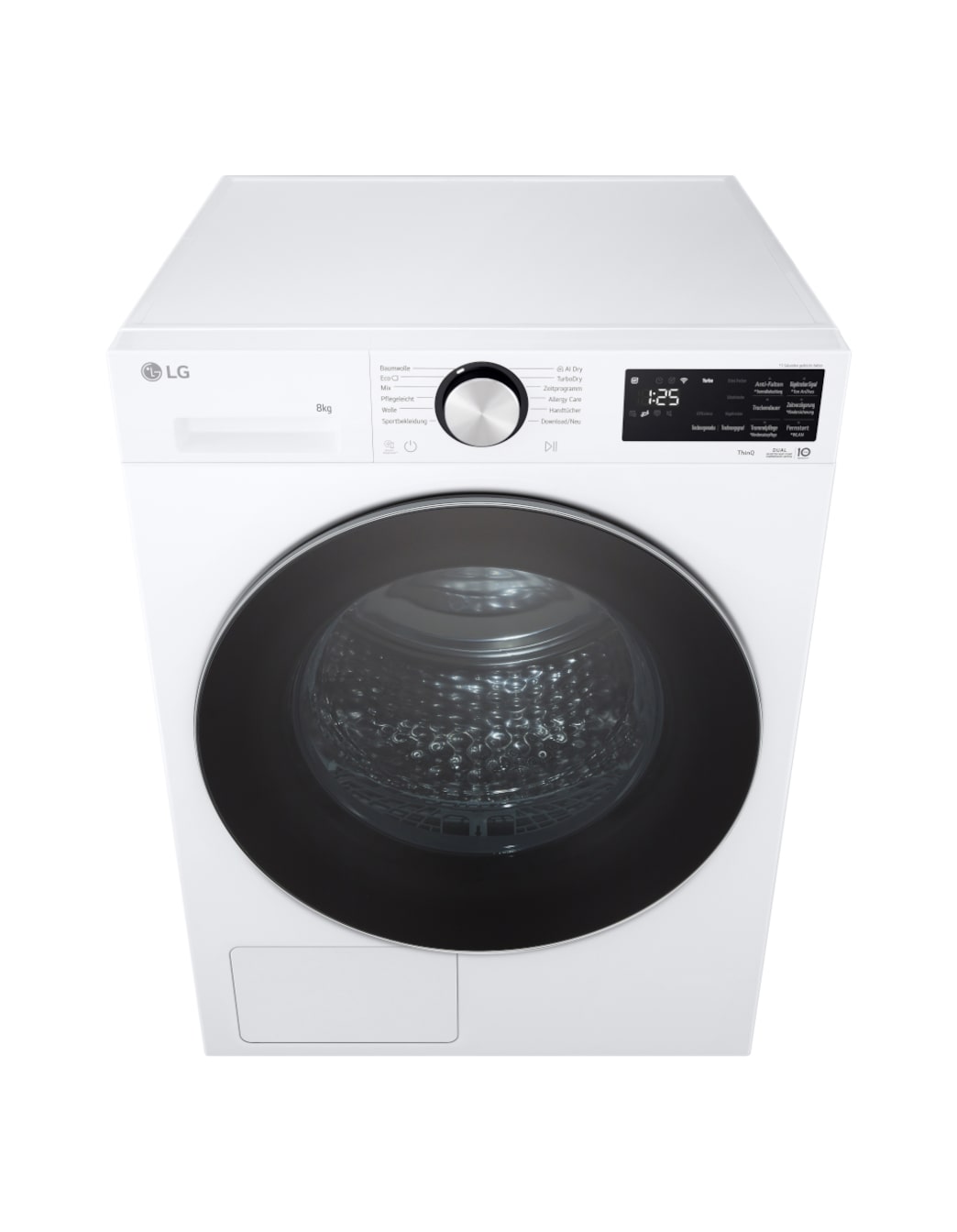 Trockner Schwarz (EEK B, 8 kg) mit AI Dry, Dual Inverter ...
