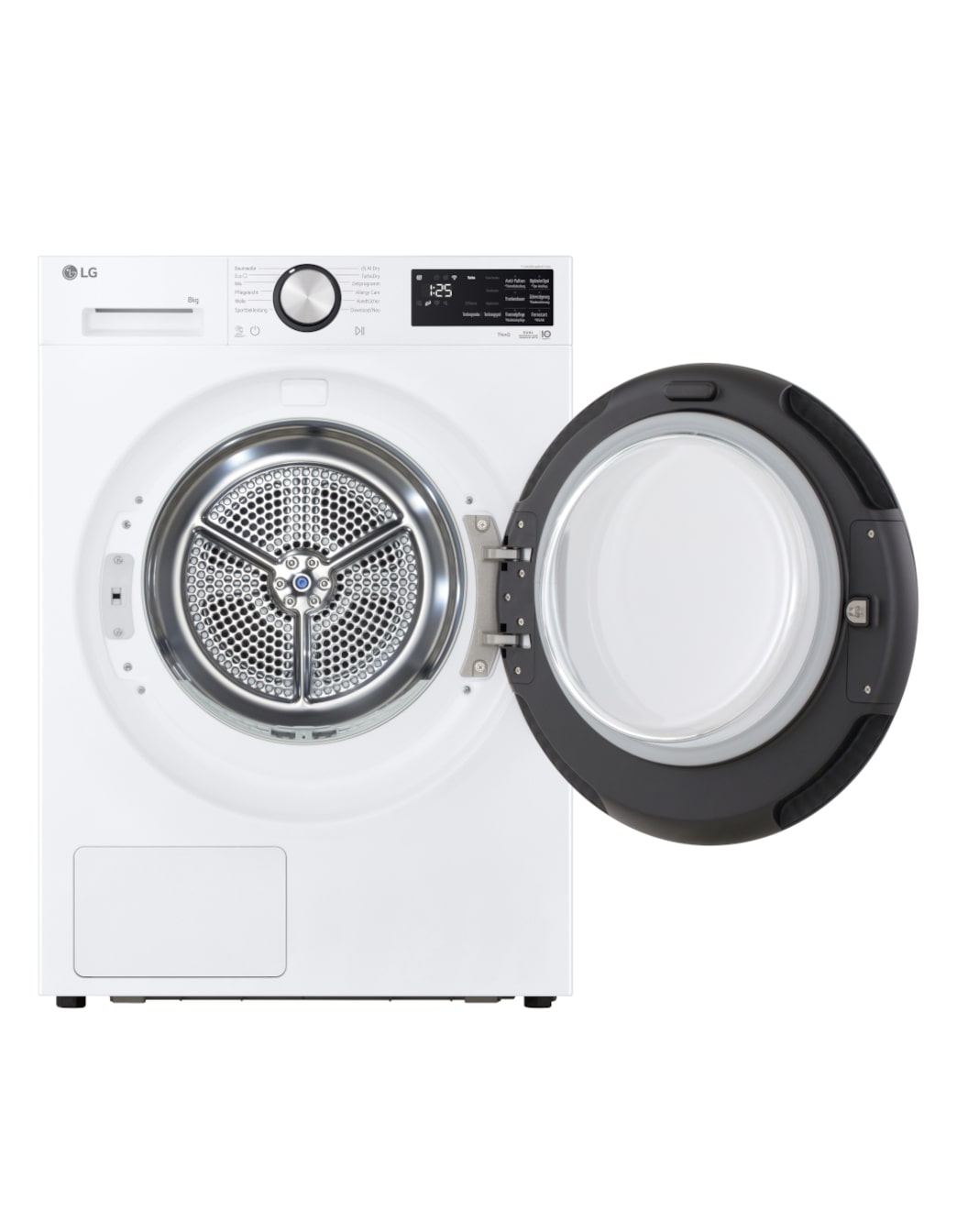 Trockner Schwarz (EEK B, 8 kg) mit AI Dry, Dual Inverter ...