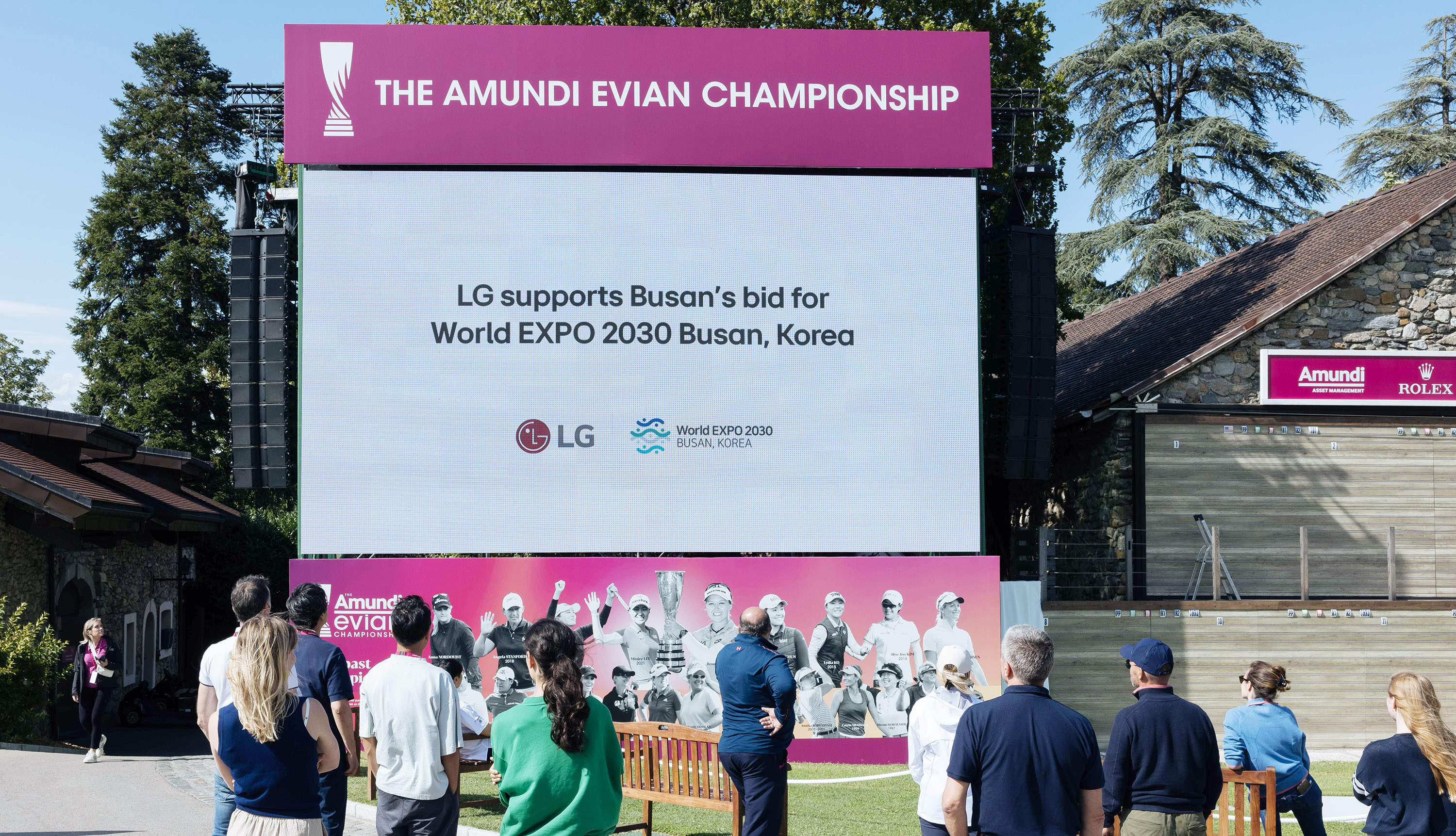 LG promotet Busan als Veranstaltungsort der Weltausstellung 2030