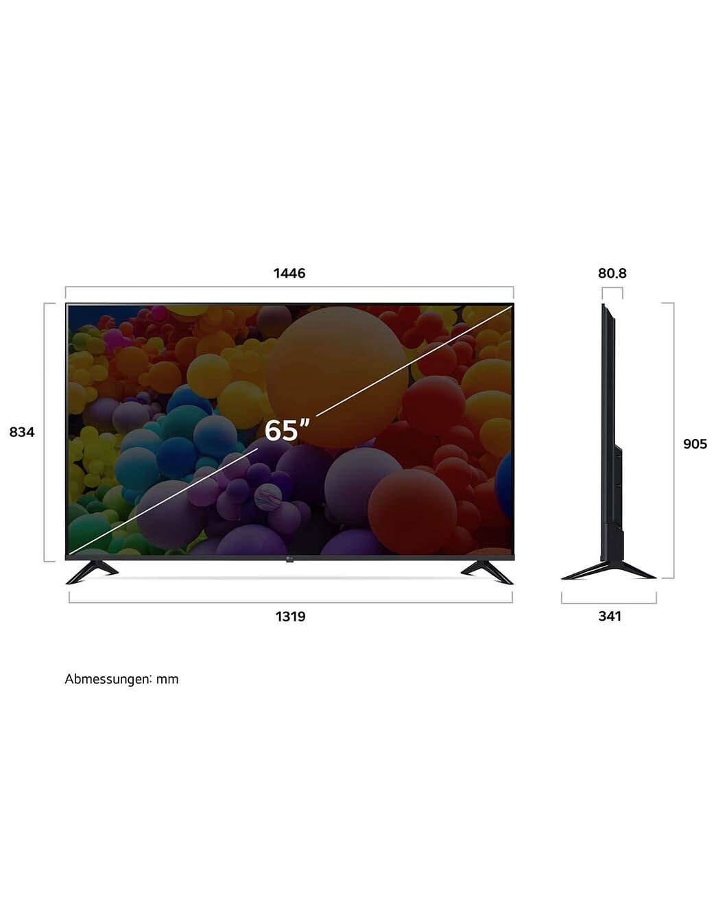 65 Zoll 4K LG UHD AI Smart TV UT73 - 65UT73006LA | LG DE