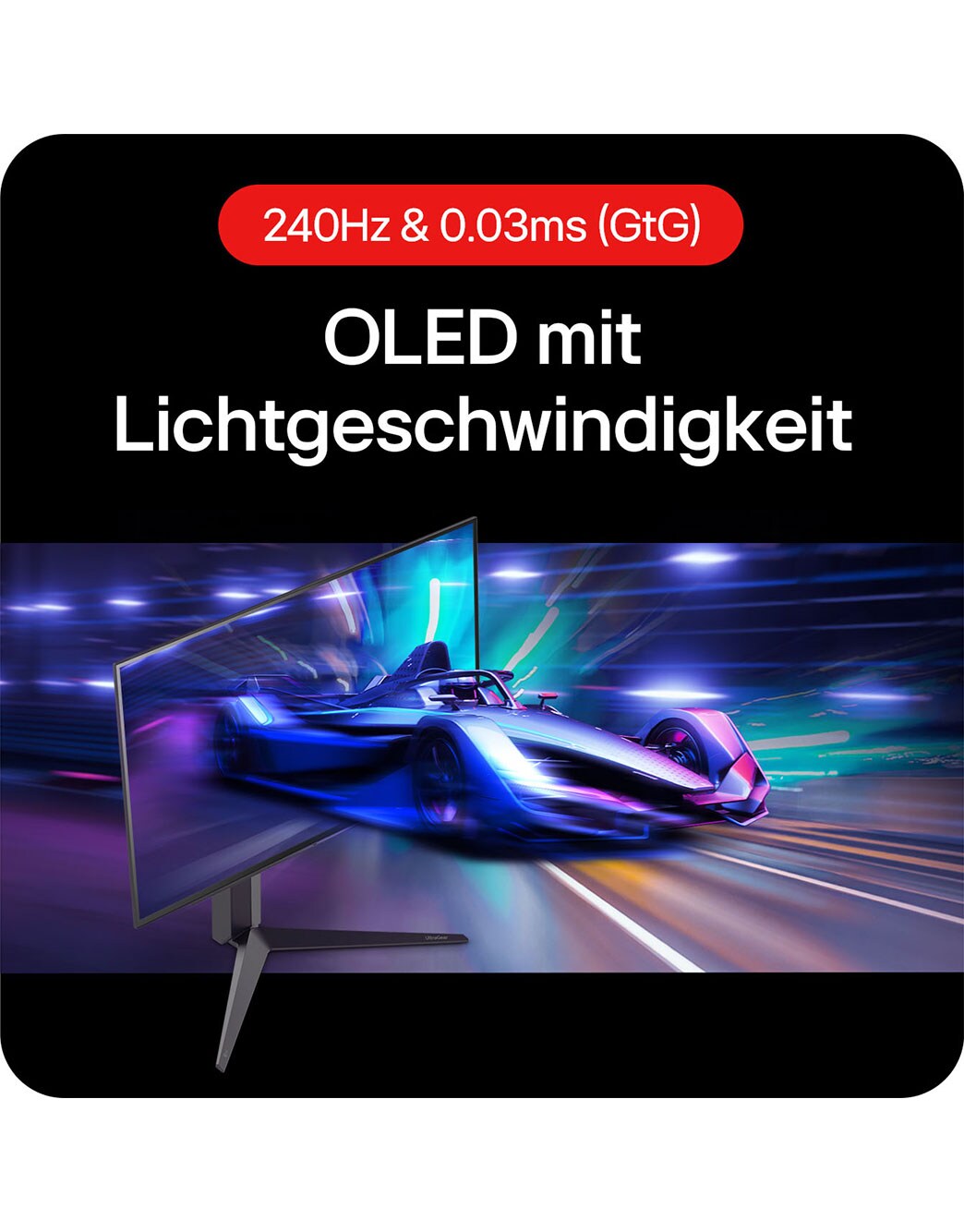 27" UltraGear™ OLED Gaming Monitor - 27GS95QX-B | LG Deutschland