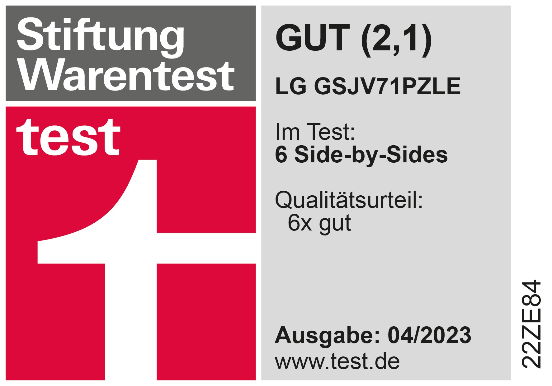 LG Side-by-Side Kühlschrank | GSJV71PZLE | LG DE