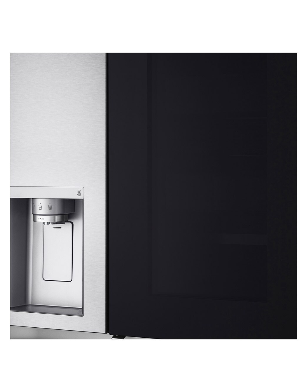 LG Instaview Side-by-Side Kühlschrank | GSXV91BSAF | LG DE