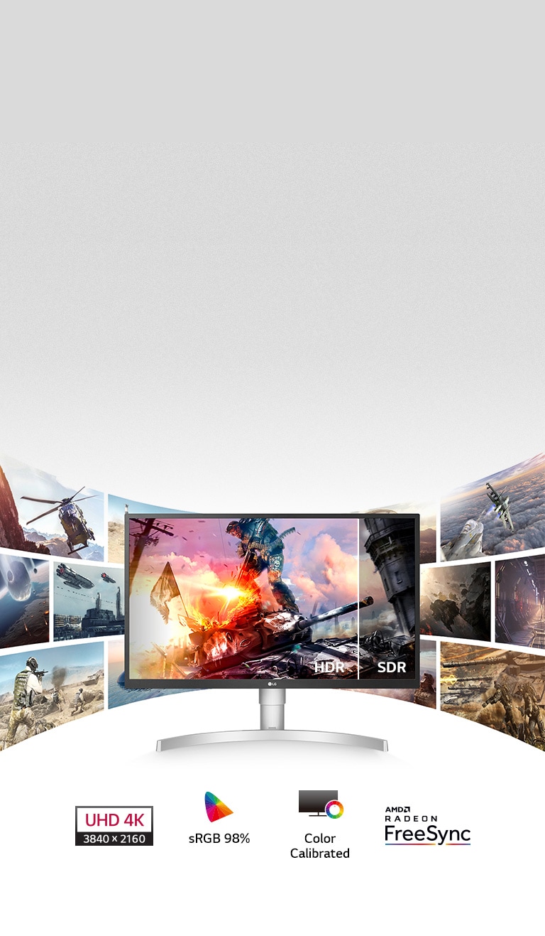 LG Ultra HD 4K Monitor mit HDR 27" | 27UL550P-W | LG DE