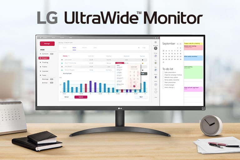 34 Zoll 21:9 UltraWide™ Full HD IPS Monitor mit AMD FreeSync™ - 34WQ500 ...