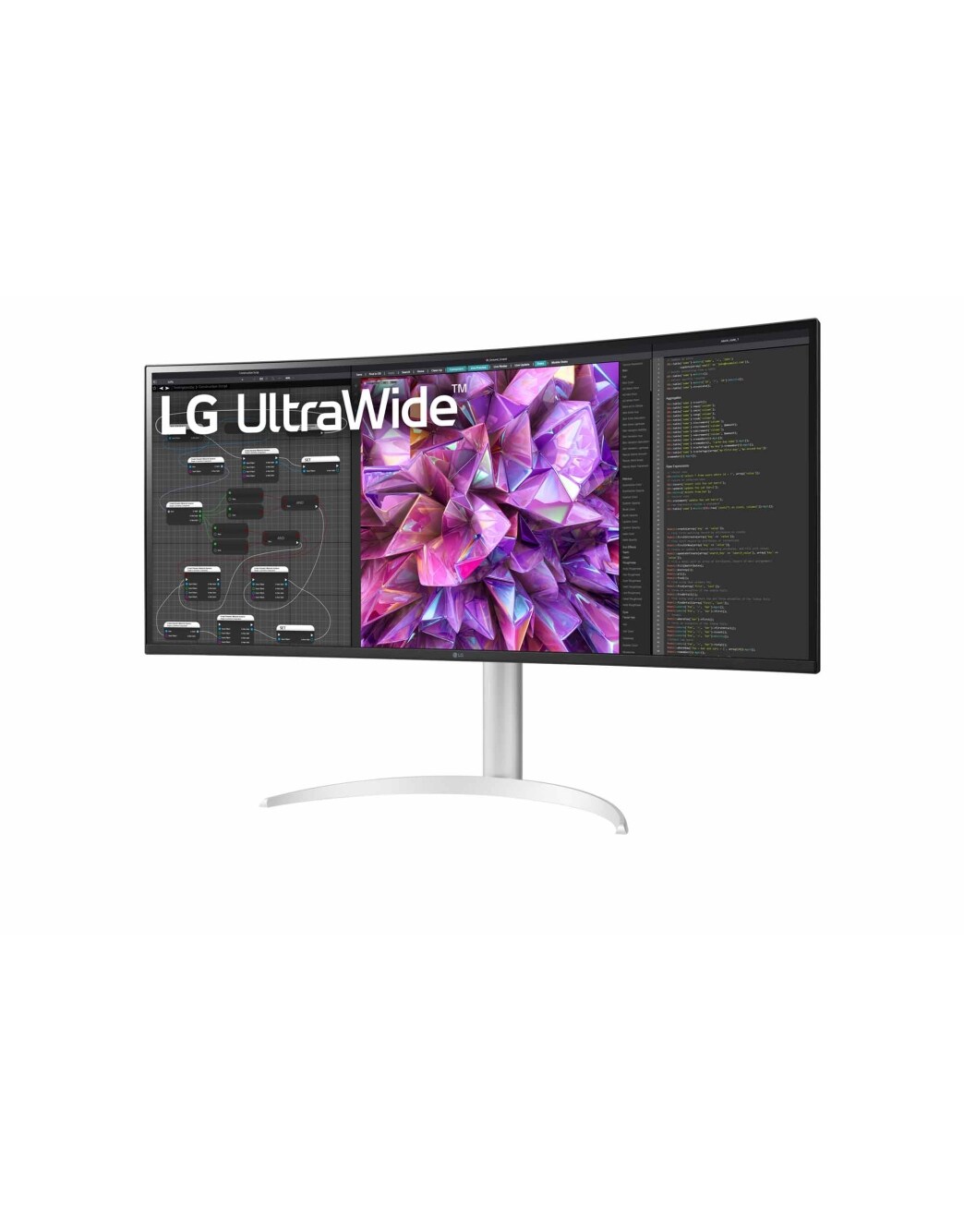 LG 38WQ75C-W: Curved 37,5 Zoll-21:9-UltraWide™-Monitor mit QHD+ (3.840 ...