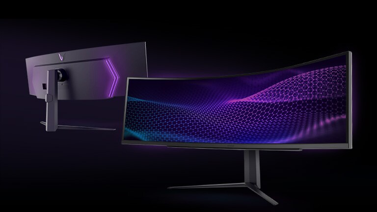LG UltraGear™ 49 Zoll Curved Monitor - 49GR85DC-B | LG DE