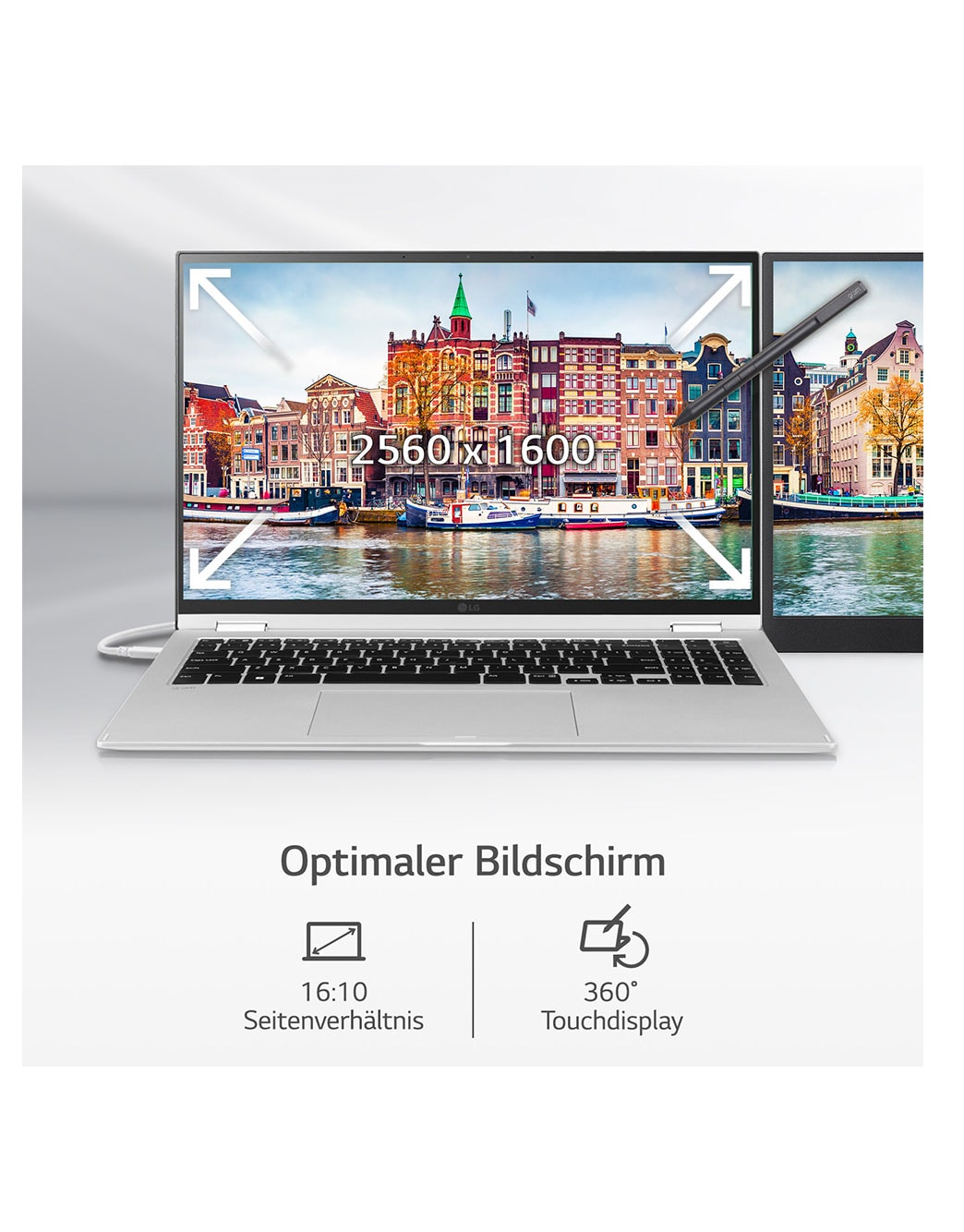 LG gram 16 | Ultraleichtes 2in1 Notebook | 16T90Q | LG DE