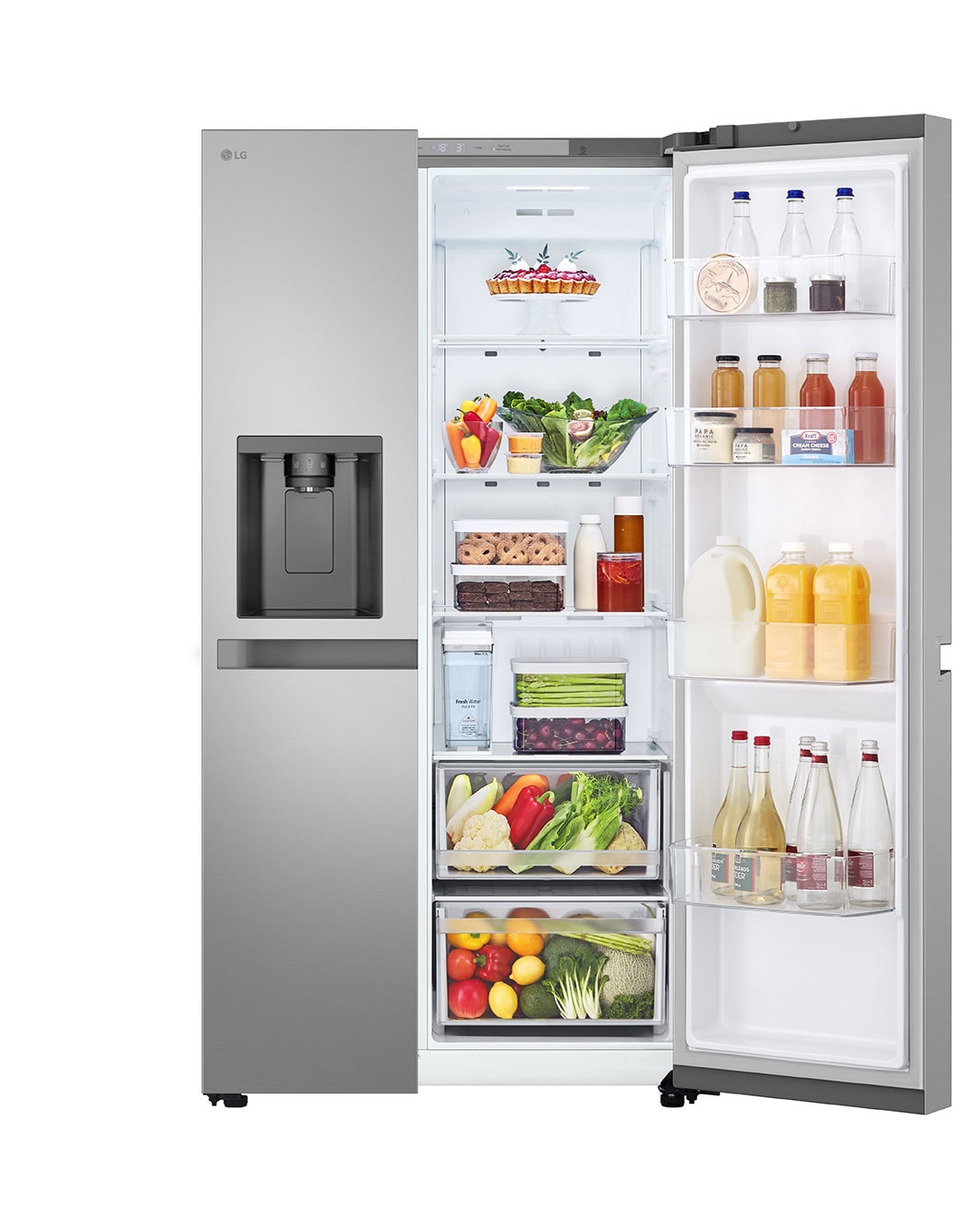 LG Side-by-Side Kühlschrank | GSLC41PYPE | LG DE