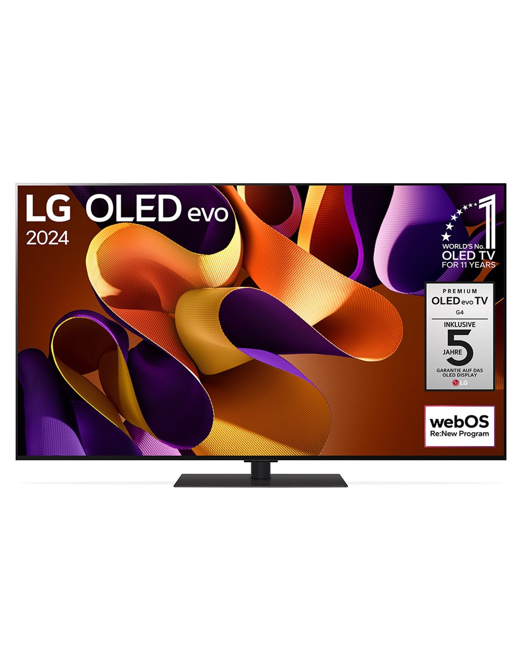 55 Zoll LG OLED evo G4 4K AI TV - OLED55G49LS | LG DE